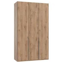 Kleiderschrank wimex "New York", braun (plankeneichefarben), B:135cm H:236cm T:58cm, Schr&auml;nke, Kleiderschrank, in vielen Breiten, 208 oder 236cm hoch