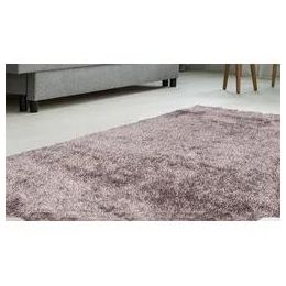 Hochflor-Teppich Kayoom "Diamond 700", grau (taupe), B:240cm H:45mm L:330cm, Kunstfaser, Teppiche, weiche Microfaser, Langflor, Shaggy, Melange, Wohnzimmer