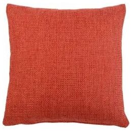 G&ouml;zze Dekokissen G&Ouml;ZZE "Dallas", rot (rot, unifarben), B:50cm L:50cm, Obermaterial: 100% Polyester, Dekokissen_Sitzkissen_Kissenh&uuml;llen, in vielen Farben