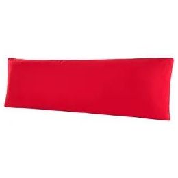 Kissenbezug bellana "Mako-Jersey", rot (rubin), B:40cm L:140cm, Jersey, Obermaterial: 100% Baumwolle, Kissenbez&uuml;ge, Kissenbezug, f&uuml;r Seitenschl&auml;ferkissen