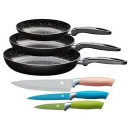 Pfannen-Set King, schwarz, &Oslash;:28cm, Pfannen, Induktion, Keramikbeschichtung