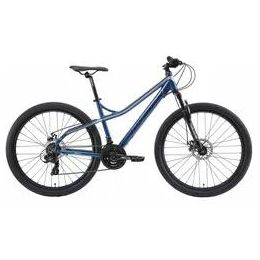 Mountainbike Bikestar Gr. 43, blau, Fahrr&auml;der, 43cm, 27,5 Zoll (69,85cm), f&uuml;r Damen und Herren, Kettenschaltung