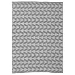 Teppich CarpetFine "Frida 203", grau, B:160cm H:7mm L:230cm, Polyester, Teppiche, Teppich, Wendeteppich, 100% recyceltem Material (PET), Flachgewebe, Sisal Optik