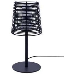 Paco Home Tischleuchte "JAD, In- & Outdoor", grau, 1, &Oslash; 24,5cm H: 51,5cm, Leuchten, Au&szlig;enlampe, E27, Moderne Optik, IP44 spritzwassergesch&uuml;tzt, Tischleuchte