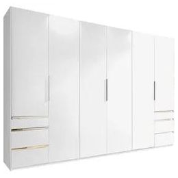 Kleiderschrank wimex "Level by fresh to go", wei&szlig;, B:300cm H:216cm T:58cm, Schr&auml;nke, Kleiderschrank, mit Schubladen