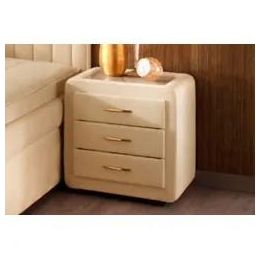 Nachtkommode Maintal, beige (creme), B:48cm H:50cm T:43cm, Sideboards
