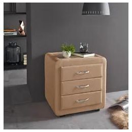 Nachtkonsole Maintal, beige, B:48cm H:50cm T:43cm, Sideboards, Nachtkonsole