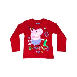 Peppa Pig Shirt 'George' Jungen Gr&ouml;&szlig;e 116 dunkelrot