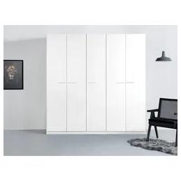 Dreht&uuml;renschrank Rauch "Kleiderschrank Schrank Garderobe TOPSELLER OTELI inkl. Inneneinteilung", wei&szlig; (alpinwei&szlig;), B:226cm H:229cm T:54cm, Holzwerkstoff, Schr&auml;nke, Dreht&uuml;renschrank, mit zus&auml;tzlichen Einlegeb&ouml;den, optional mit Spiegel MADE IN GERMANY