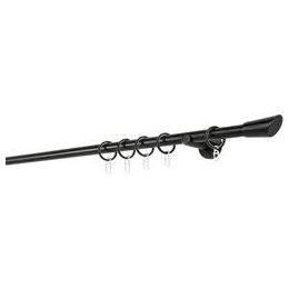 Gardinenstange mydeco "20mm Rag Wandtr&auml;ger 6,5 cm", schwarz, L:130cm, Gardinenstangen