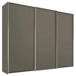 Schwebet&uuml;renschrank STAUD "Sinfonie Plus, edles Design in hochwertiger Qualit&auml;t, Made in Germany", braun (mocca), B:249cm H:222cm T:68cm, Holzwerkstoff, Schr&auml;nke, Schwebet&uuml;renschrank, Mit vier verschiedenen Ausstattungsvarianten