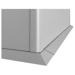 Beetumrandung BioHort "B130931", silber (silberfarben, metallic), Metall, Beeteinfassungen, M&auml;hkante f&uuml;r Hochbeet BxT: 200x200 cm