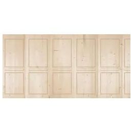 Fototapete ARCHITECTS PAPER "Wainscoting", beige (beige, creme), B:5m L:2,5m, Vlies, Tapeten, Vlies, Wand, Schr&auml;ge