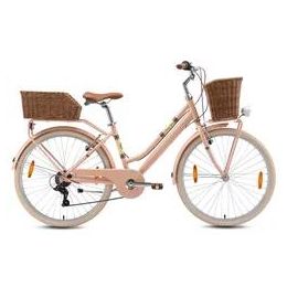 Cityrad Bikestar Gr. 41, lila, Fahrr&auml;der, Damen, 41cm, 26 Zoll (66,04cm), f&uuml;r Damen, Kettenschaltung