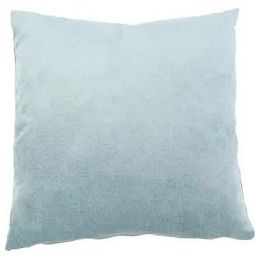 G&ouml;zze Dekokissen G&Ouml;ZZE "Muri", blau (aqua, unifarben), B:40cm L:40cm, Obermaterial: 100% Polyester, Dekokissen_Sitzkissen_Kissenh&uuml;llen, in vielen Unifarben