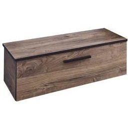 Unterschrank SAPHIR "Quickset 374 Badschrank mit 1 Klappe, inkl. Abdeckplatte", braun (eiche ribbeck quer nachbildung), B:71cm H:27,5cm T:44cm, Holzwerkstoff, Schr&auml;nke, Unterschrank, Badezimmer-Unterschrank, Eiche Ribbeck quer Nachbildung, 71 cm breit