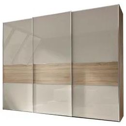 Schwebet&uuml;renschrank STAUD "Sinfonie Plus, edles Design in hochwertiger Qualit&auml;t, Made in Germany", beige (sandglas), B:298cm H:240cm T:68cm, Holzwerkstoff, Schr&auml;nke, Schwebet&uuml;renschrank, Mit vier verschiedenen Ausstattungsvarianten