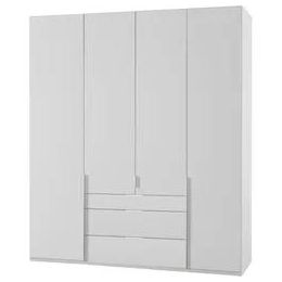 Kleiderschrank wimex "New York", wei&szlig;, B:180cm H:236cm T:58cm, Schr&auml;nke, Kleiderschrank, wahlweise 208 oder 236cm hoch