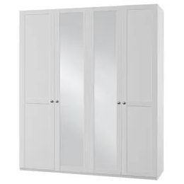 Kleiderschrank wimex "New York mit Spiegelt&uuml;ren", wei&szlig;, B:180cm H:236cm T:58cm, Schr&auml;nke, Kleiderschrank, in 5 Breiten und 2 H&ouml;hen