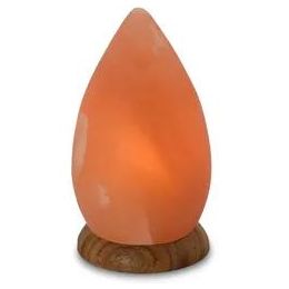 Himalaya Salt Dreams Salzkristall-Tischlampe "Drop", orange, &Oslash; 11cm H: 20cm, 1 Stk., Leuchten, Handgefertigt aus Salzkristall - jeder Stein ein Unikat, H: ca.20 cm