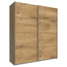 Schwebet&uuml;renschrank wimex "Easy", braun (plankeneichefarben), B:135cm H:210cm T:65cm, Schr&auml;nke, Schwebet&uuml;renschrank