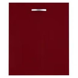 Wiho-K&uuml;chen Frontblende WIHO K&Uuml;CHEN "Flexi", rot (front: rot glanz, korpus: wei&szlig;), B:59,4cm, M&ouml;belblenden