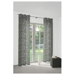 Vorhang ADAM "Flower Cuv&eacute;e" Gr. 4, gr&uuml;n (olivgr&uuml;n), B:145cm H:245cm, Jacquard, Baumwolle (Bio-Baumwolle), Gardinen, aus 100% Bio-Baumwolle