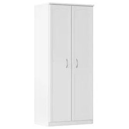 Kleiderschrank Rauch "Schrank Garderobe Garderobenschrank Putzschrank W&auml;scheschrank TORRENT", wei&szlig; (alpinwei&szlig;), B:91cm H:210cm T:56cm, Holzwerkstoff, Schr&auml;nke, Kleiderschrank, optional Au&szlig;enschubladen und Spiegel, viel Stauraum MADE IN GERMANY