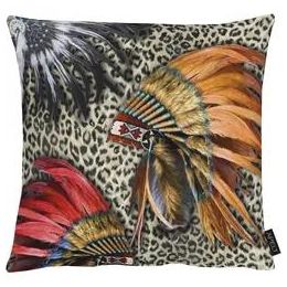Dekokissen Apelt "Native Americans" Gr. 1, bunt (bunt, gemustert), B:45cm H:5cm L:45cm, Polyester, Dekokissen_Sitzkissen_Kissenh&uuml;llen, Kissenh&uuml;lle mit F&uuml;llung, 1 St&uuml;ck