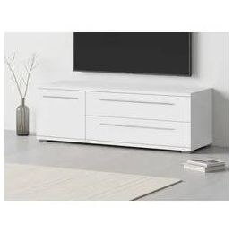 TV-Board OTTO HOME "Piano", wei&szlig; (wei&szlig; 70 hochglanz), B:135cm H:46,2cm T:45,2cm, Holzwerkstoff, Sideboards, TV-Board, UV lackiert, mit Soft-Close-Funktion