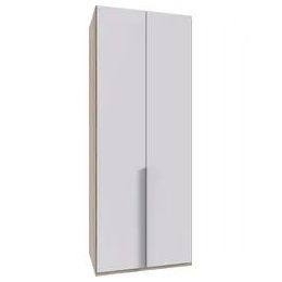 Kleiderschrank wimex "New York", wei&szlig; (struktureichefarben hell, front wei&szlig;), B:90cm H:236cm T:58cm, Schr&auml;nke, Kleiderschrank, in vielen Breiten, 208 oder 236cm hoch