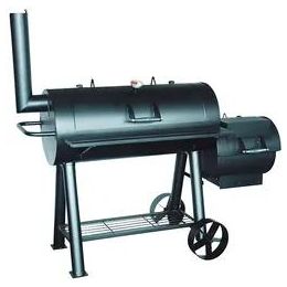 Smoker Tepro "Milwaukee", schwarz, B:171cm H:151cm T:78cm, Grills, BxTxH: 171x78,5x151 cm