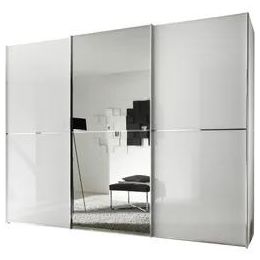 Schwebet&uuml;renschrank STAUD "Sinfonie Plus, edles Design in hochwertiger Qualit&auml;t, Made in Germany", wei&szlig; (alpinwei&szlig;glas), B:280cm H:240cm T:68cm, Holzwerkstoff, Schr&auml;nke, Schwebet&uuml;renschrank, Mit kombinierter Glas-Spiegel-Front, viele Varianten