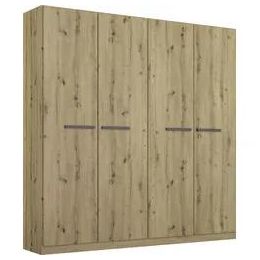 Dreht&uuml;renschrank Rauch "Kleiderschrank Schrank Garderobe Garderobenschrank Stauraumwunder MODI", braun (eiche artisan), B:181cm H:210cm T:54cm, Holzwerkstoff, Schr&auml;nke, Dreht&uuml;renschrank, optional mit Spiegel MADE IN GERMANY