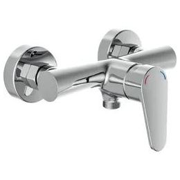 Sch&uuml;tte Duscharmatur SCH&Uuml;TTE "PICO", silber (chrom), B:21,5cm H:10cm, Messing, Armaturen, Eco-Click-Funktion, bis 50% Wasserersparnis, einstellb. Verbr&uuml;hschutz