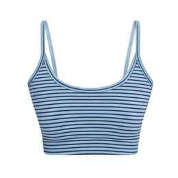 Albero Natur Top 'Bustier aus Bio-Baumwolle' female Blue size XL