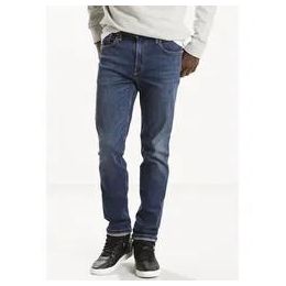 Levi's Tapered-fit-Jeans LEVI'S "502 TAPER", Herren, Gr. 33, L&auml;nge 34, blau (panda), Denim/Jeans, Obermaterial: 82% Baumwolle, 17% Polyester, 1% Elasthan, Basic, loose fit kn&ouml;chellang, Jeans, in elegantem, modernem Stil, Topseller