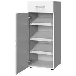 Schuhkommode wimex "Multiraumkonzept", wei&szlig;, B:40cm H:98cm T:40cm, Holzwerkstoff, Spanplatte, Sideboards, Schuhkommode, Schubk&auml;sten auf Metallschienen