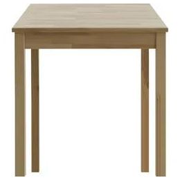 Esstisch Home Affaire "TOPSELLER", beige (kernbuche), B:70cm H:75cm T:70cm, Tische, Esstisch, in Kernbuche massiv