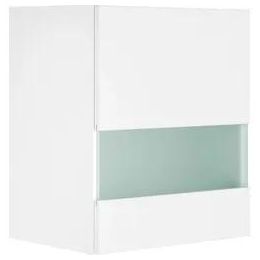 Glash&auml;ngeschrank Optifit "Roth", wei&szlig; (wei&szlig;, wei&szlig;), B:50cm H:57,6cm T:34,6cm, Schr&auml;nke, Glash&auml;ngeschrank, Breite 50 cm