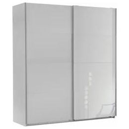 Schwebet&uuml;renschrank wimex "Easy", wei&szlig; (wei&szlig;, wei&szlig;glas), B:135cm H:210cm T:65cm, Schr&auml;nke, Schwebet&uuml;renschrank, mit Teilglas