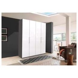 Faltt&uuml;renschrank Wiemann "Loft", wei&szlig; (havanna, wei&szlig;), B:200cm H:236cm T:58cm, Schr&auml;nke, Glasfront