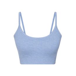 Albero Natur Top 'Bustier aus Bio-Baumwolle' female Blue size M