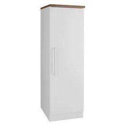 Seitenschrank KOCHSTATION "KS-Samos", wei&szlig; (wei&szlig;, wotaneichefarben), B:50cm H:165cm T:60cm, Schr&auml;nke, Seitenschrank, 50 cm breit