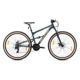Mountainbike Bikestar Gr. 45, blau, Fahrr&auml;der, 45cm, 29 Zoll (73,66cm), f&uuml;r Damen und Herren, Kettenschaltung