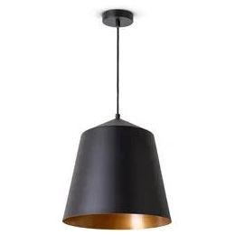 Paco Home Deckenleuchte "Jackson", schwarz, 1, &Oslash; 32,5cm H: 32cm, Leuchten, Wohnzimmer Esszimmer Pulverbeschichtet Industrial Design E27, Pendellampe Esszimmerlampe Pendelleuchte