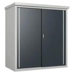 Garten-Ger&auml;teschrank TRIMETALS "Guardian", grau, Stahl, Ger&auml;teh&auml;user