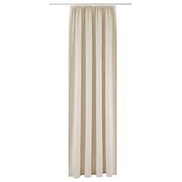 Gardine OTTO HOME "Rudy" Gr. 5, beige, B:140cm H:265cm, Leinenstruktur, Leinen, Polyester, Gardinen, Gardine, Halbtransparent, Leinenlook, Polyester-Leinen Mischung