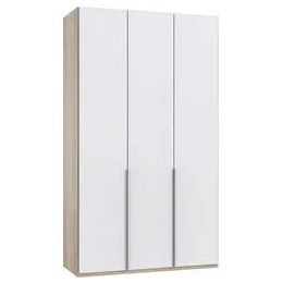 Kleiderschrank wimex "New York", wei&szlig; (struktureichefarben hell, front wei&szlig;), B:135cm H:236cm T:58cm, Schr&auml;nke, Kleiderschrank, in vielen Breiten, 208 oder 236cm hoch