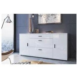 Kommode OTTO HOME "Henley", wei&szlig; (wei&szlig; alpin, wei&szlig; hg), B:180cm H:86,3cm T:43,5cm, Holzwerkstoff, Sideboards, Kommode, Breite ca. 180 cm